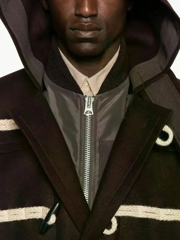Sacai Hooded Toggle Jacket