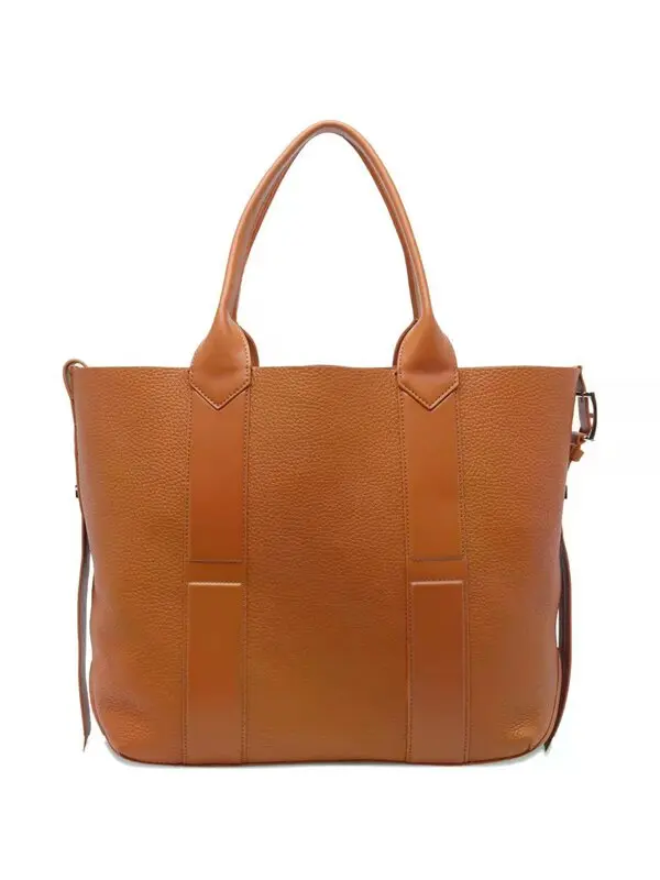 Hogan Script-detail Leather Tote