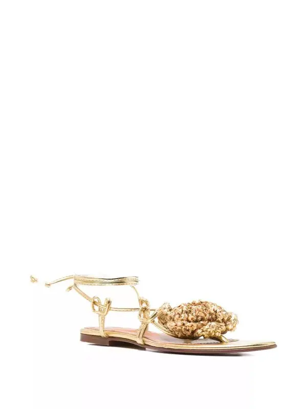 ALAMEDA TURQUESA Meredith Flat Sandals