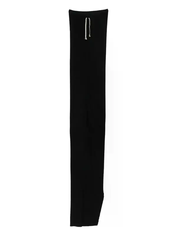 Rick Owens Drawstring-waist Side-slit Maxi Skirt