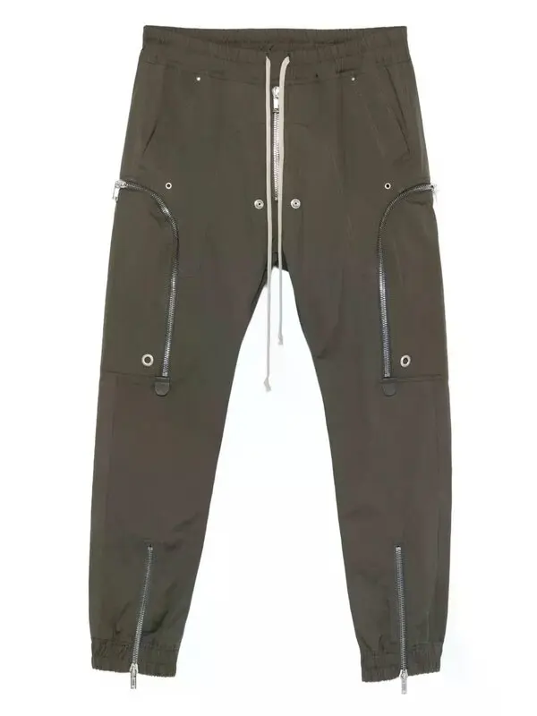 Rick Owens Zip-detail Cargo Trousers - Green
