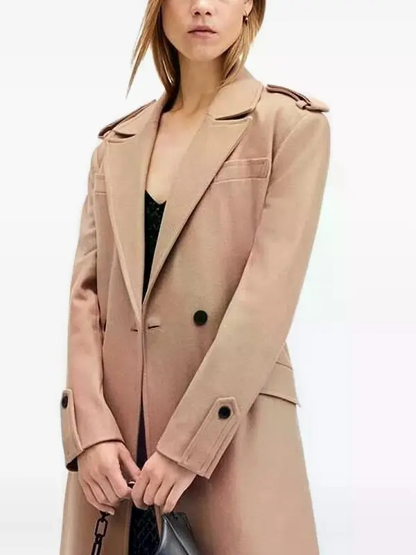 ALLSAINTS Belted Single-breasted Coat