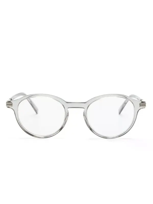 Zegna Round-frame Glasses - Grey