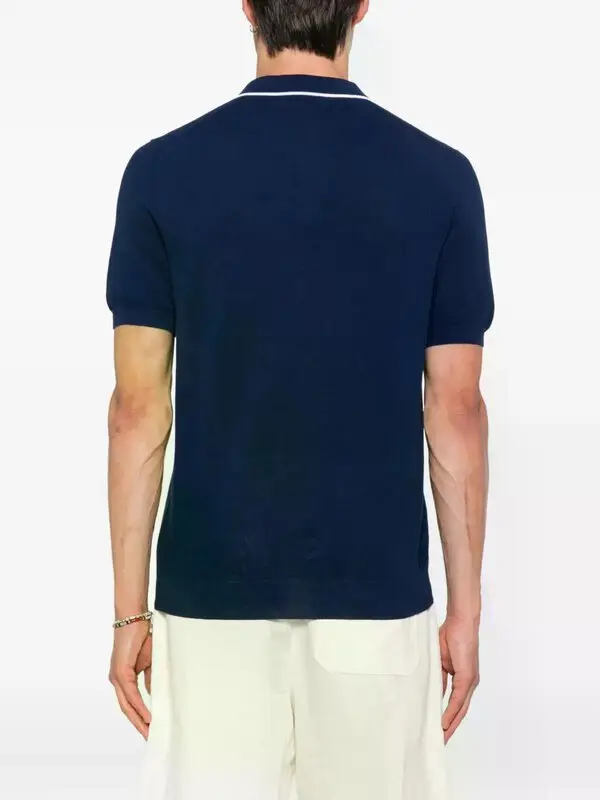 GRAN SASSO Short-sleeve Polo-collar T-shirt