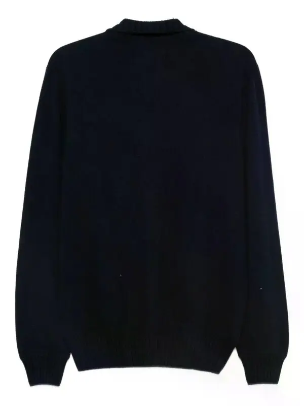GRAN SASSO Zip-front Cashmere Cardigan