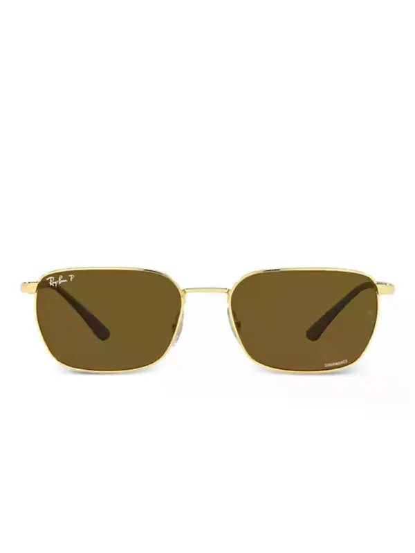 Ray-ban Rectangle-frame Sunglasses - Gold