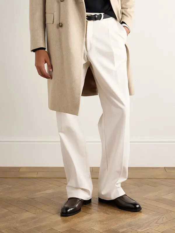 Zegna Classic Flex Glossed-leather Penny Loafers