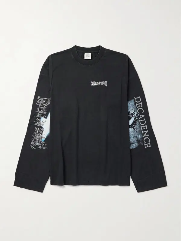 Vetements Oversized Logo-print Cotton-jersey T-shirt