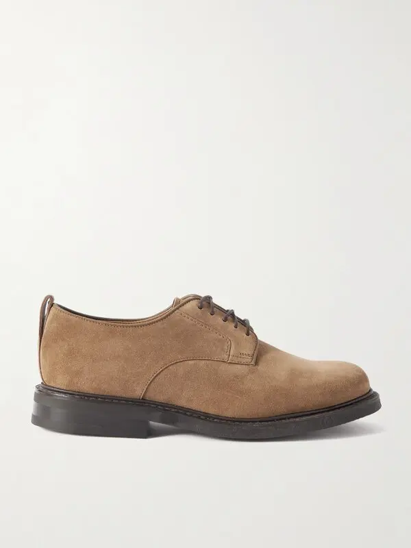 Church's Padstow Suede Derby Shoes - Brown