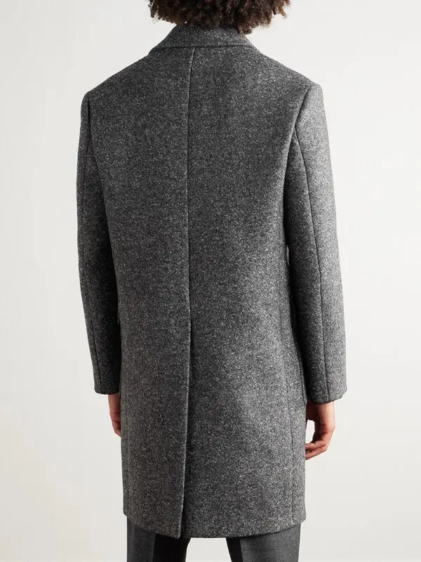 Barena Venezia Double-breasted Melton Wool-blend Coat