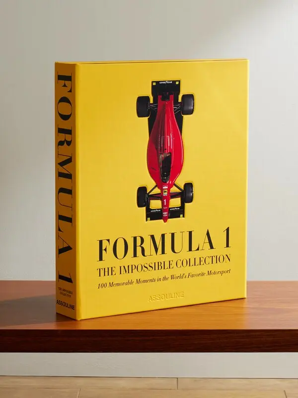 Assouline Formula 1: The Impossible Collection 2nd Edition Hardcover Book - Yellow