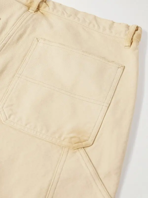 A.PRESSE Vintage Double-knee Wide-leg Jeans