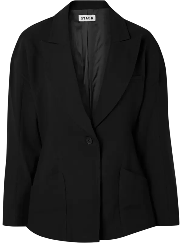 Staud Cole Woven Blazer