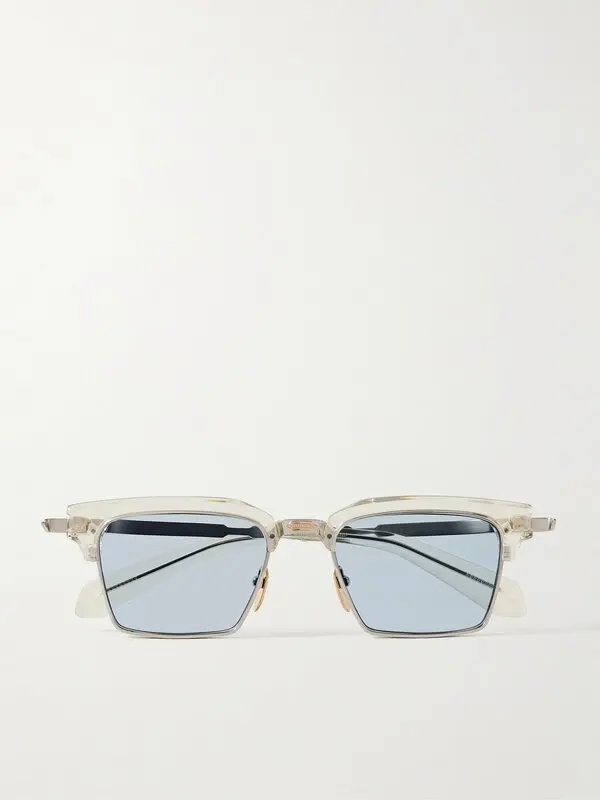 JACQUES MARIE MAGE Alin Square-frame Sunglasses - Silver