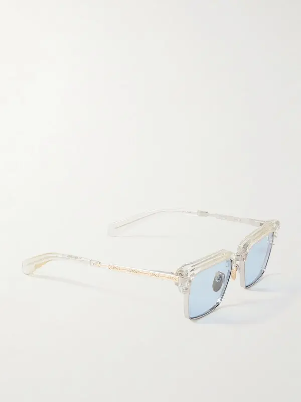 JACQUES MARIE MAGE Alin Square-frame Sunglasses - Silver