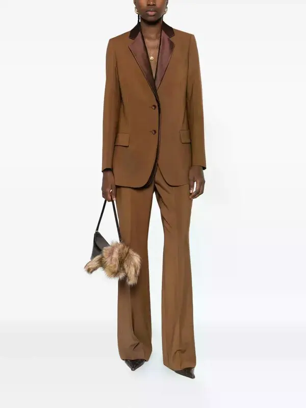 Fendi Satin-lapel Jacket