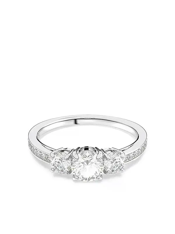 SWAROVSKI Three-stone Pave-set Ring