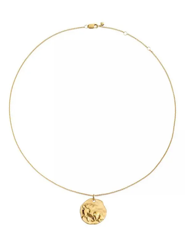 Monica Vinader Gp Zodiac Taurus Necklace - Gold