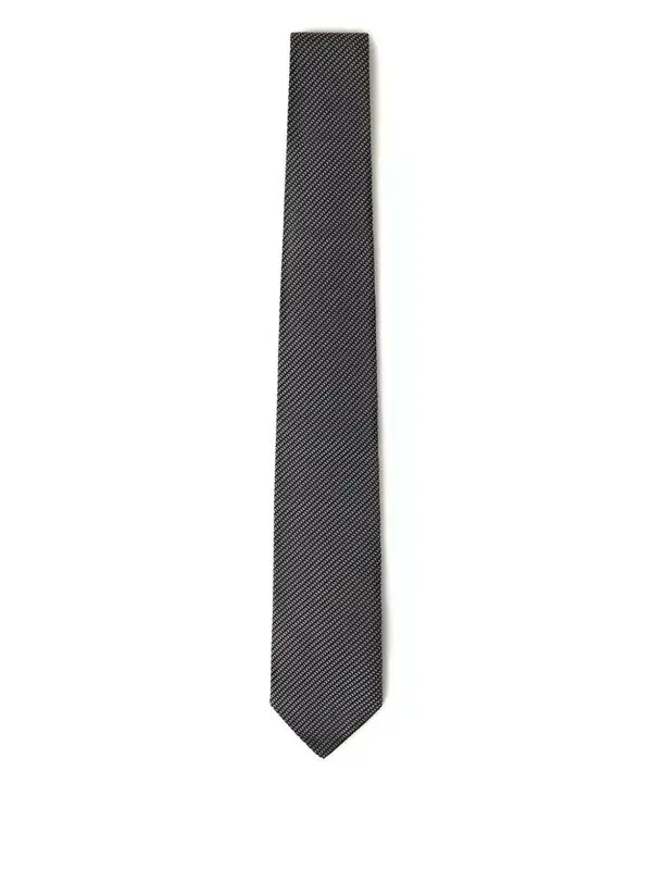 LANVIN Silk Neck Tie - Black
