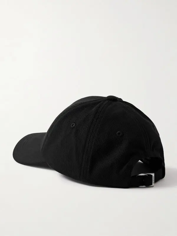 Jacquemus Embellished Cotton-twill Baseball Cap