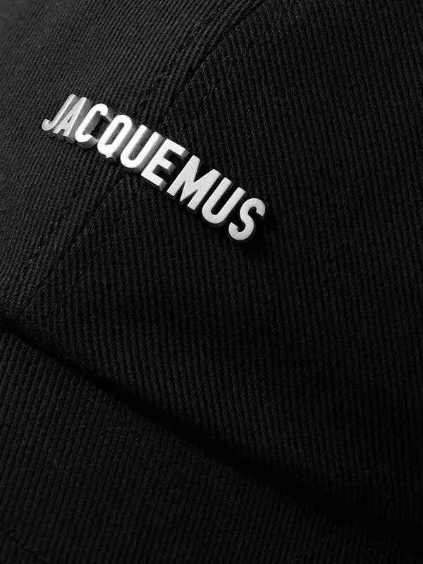 Jacquemus Embellished Cotton-twill Baseball Cap
