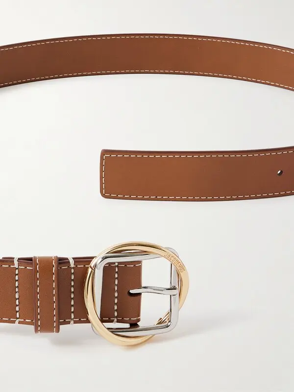 Jacquemus The Salon Leather Belt - Brown