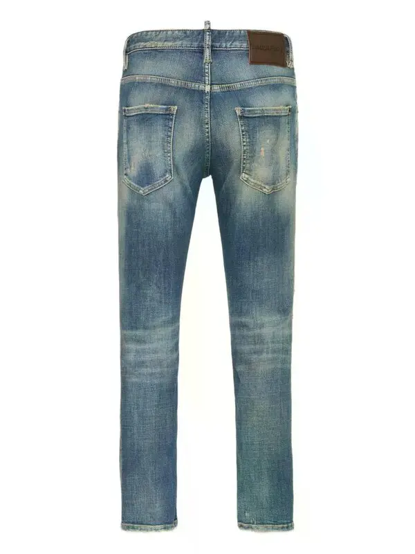 Dsquared2 Sandy Wash Skater Jeans - Blue