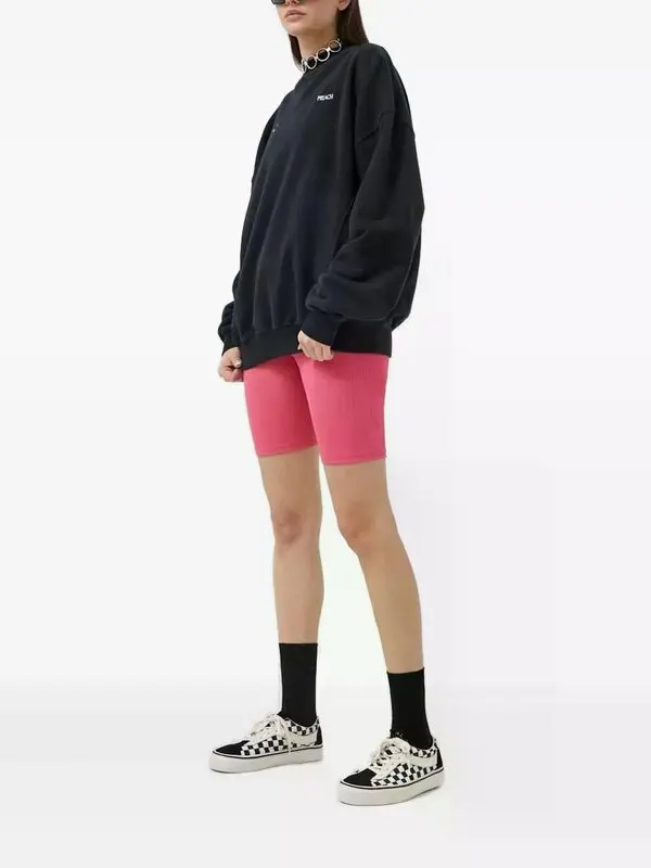PREACH Embroidered Long-sleeve Sweatshirt - Black