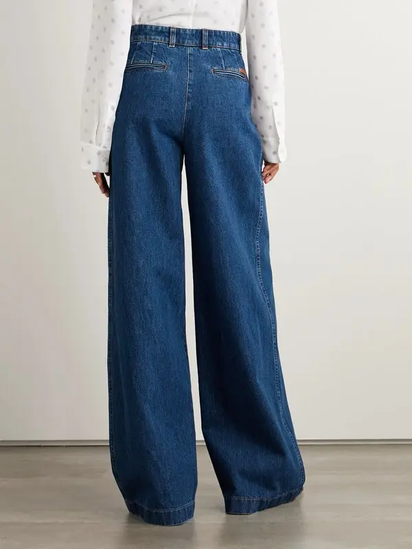 Dolce & Gabbana High-rise Wide-leg Jeans - Blue