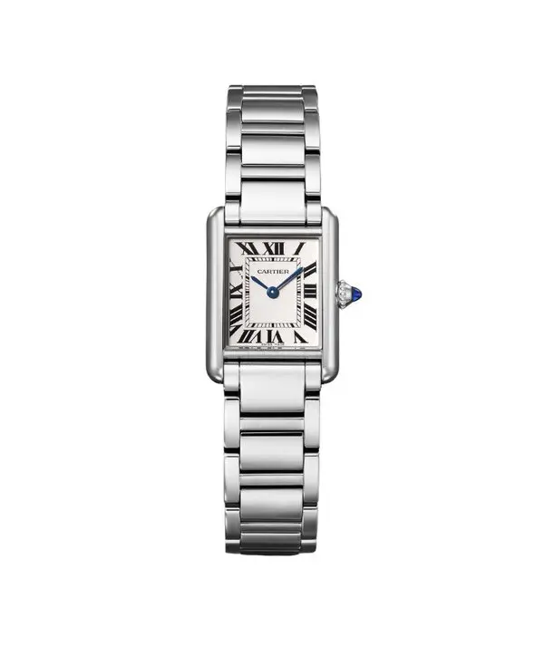 CARTIER Tank Must De 29.5mm Stainless Steel Watch - Silver