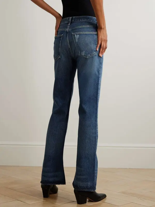 AGOLDE Kick Boot Mid-rise Bootcut Jeans - Dark Denim