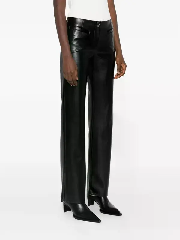 Patrizia Pepe Coated Flare Trousers
