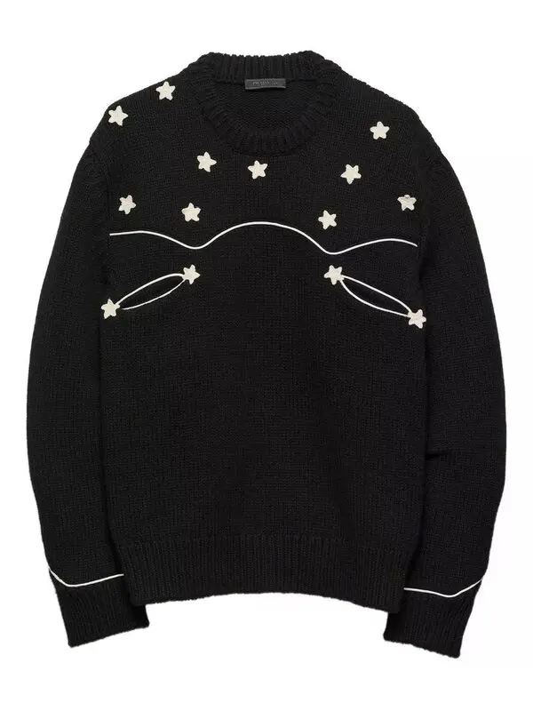 Prada Ribbed Knit Sweater