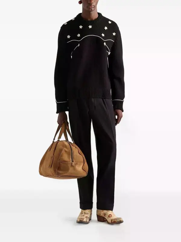 Prada Ribbed Knit Sweater
