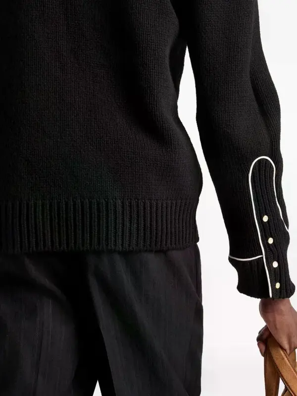 Prada Ribbed Knit Sweater