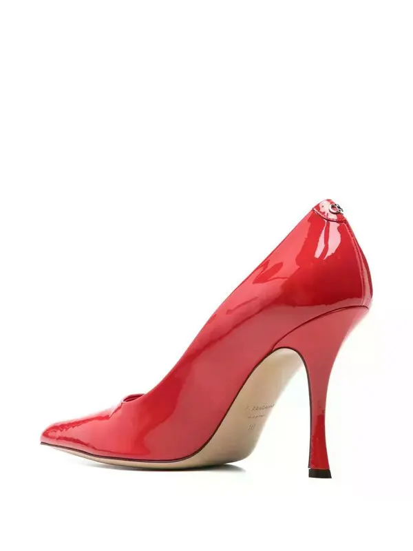 FERRAGAMO Pointed-toe Leather Pumps