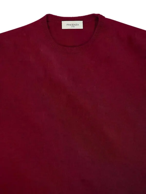 PIACENZA CASHMERE 1733 Crew-neck Cashmere Sweater - Red