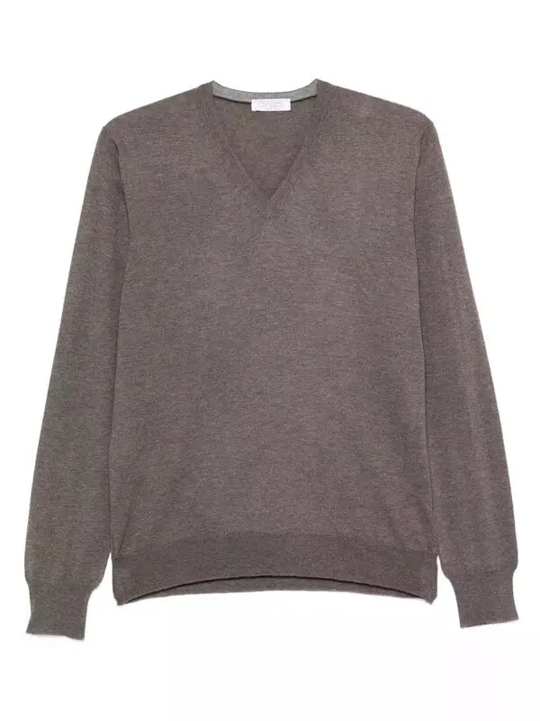 GRAN SASSO V-neck Wool Sweater