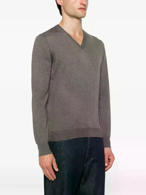 GRAN SASSO V-neck Wool Sweater
