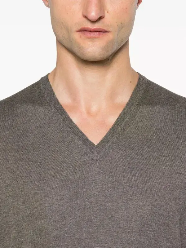 GRAN SASSO V-neck Wool Sweater