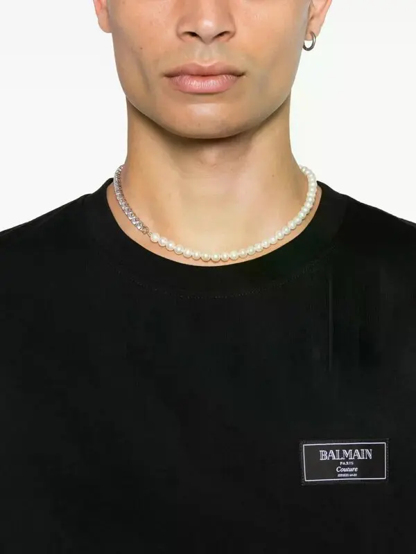 Balmain Logo-motif Cotton T-shirt