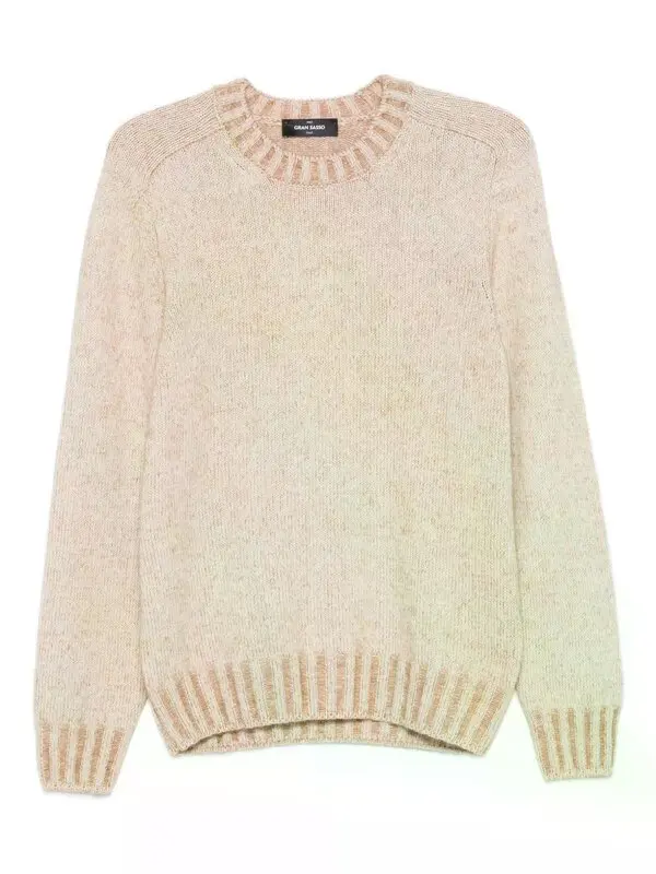 GRAN SASSO Ribbed-hem Crew-neck Sweater