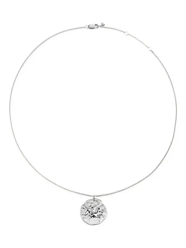 Monica Vinader Sagittarius Zodiac Necklace - Silver