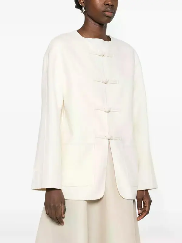RÓHE Braid-trim Jacket - Neutrals