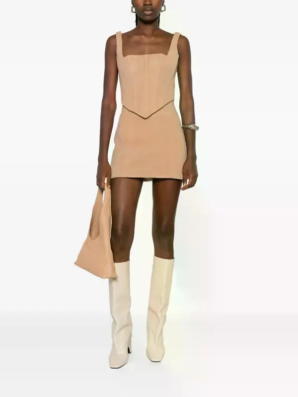 VESTIAIRE D'UN OISEAU LIBRE A-line Mini Skirt - Brown