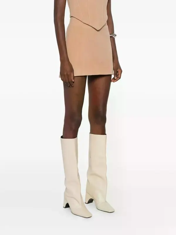 VESTIAIRE D'UN OISEAU LIBRE A-line Mini Skirt - Brown