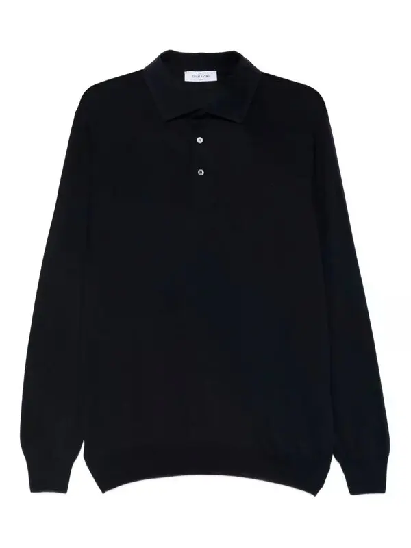 GRAN SASSO Virgin Wool Polo Shirt