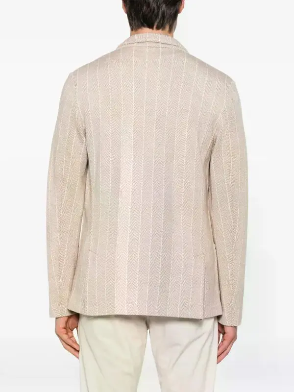 GRAN SASSO Virgin Wool Single-breasted Blazer
