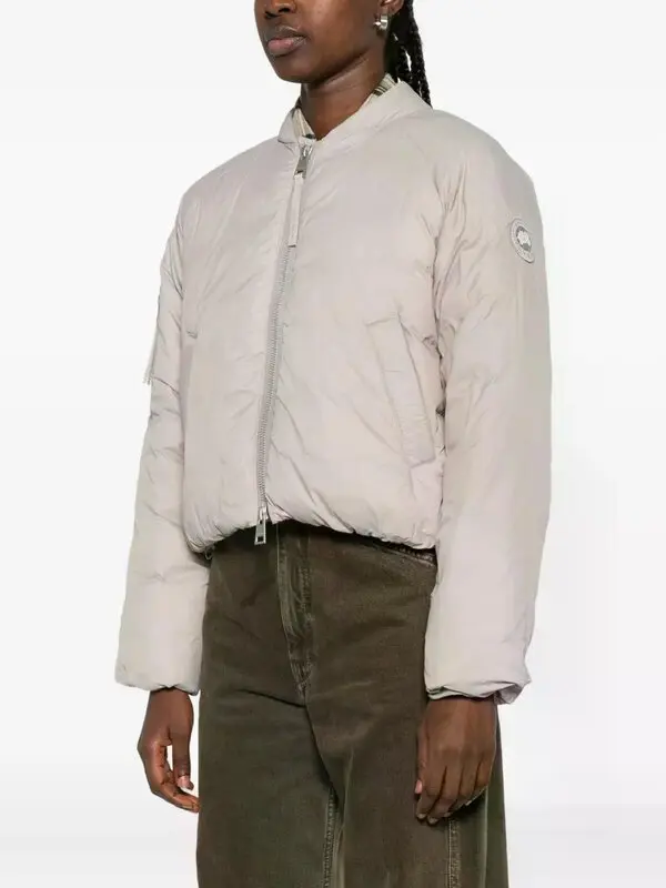 Canada Goose Elba Quilted Bomber Jacket - Neutrals