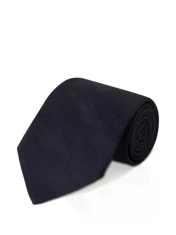 LANVIN Silk Neck Tie - Blue